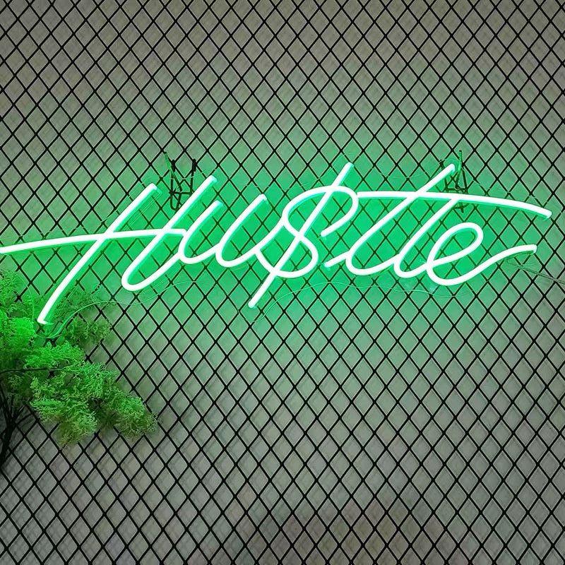 Buy Best Custom Hustle Quote Neon Signs In Australia – Neoneoworld