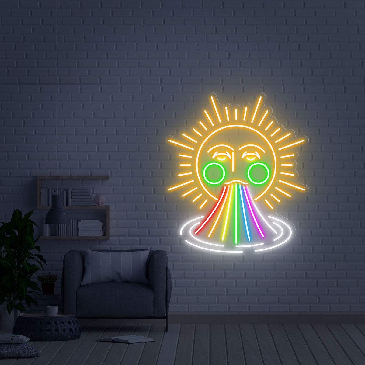 Shine with Sun Rainbow Neon Lights With Creative LED Sign in Australia ...