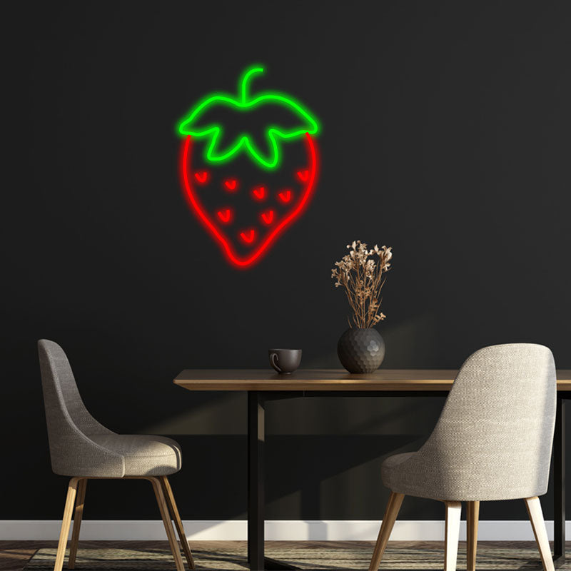 Shop Strawberry Shortcakes LED Neon Sign for Juice bar or Cafes in ...