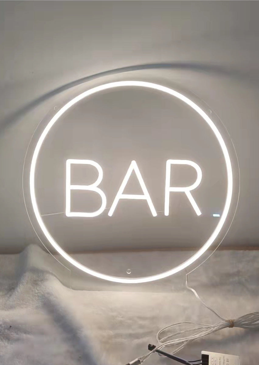 Shop Custom LED Bar Signs with Free-Standing Acrylic Holder in Sydney ...