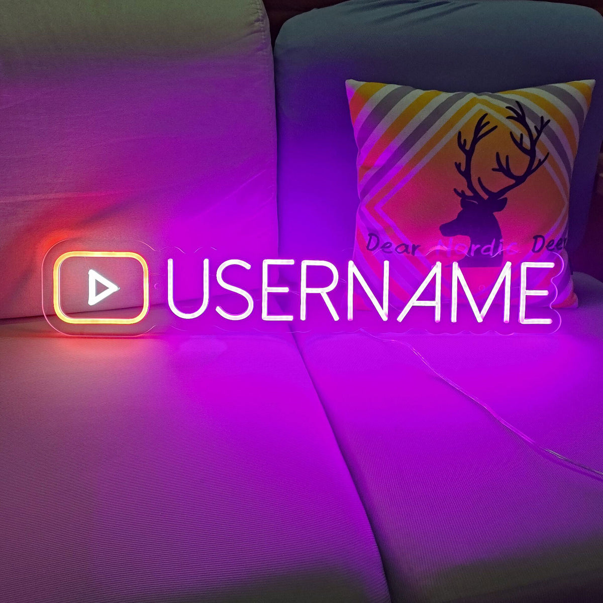 Youtube Custom Username Led Neon Signs For your Youtube Channle In ...