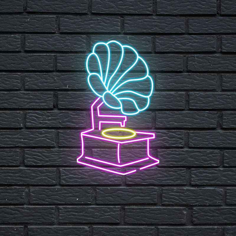Buy Gramophone Player Music Led Neon Signage For Hire in Sydney ...
