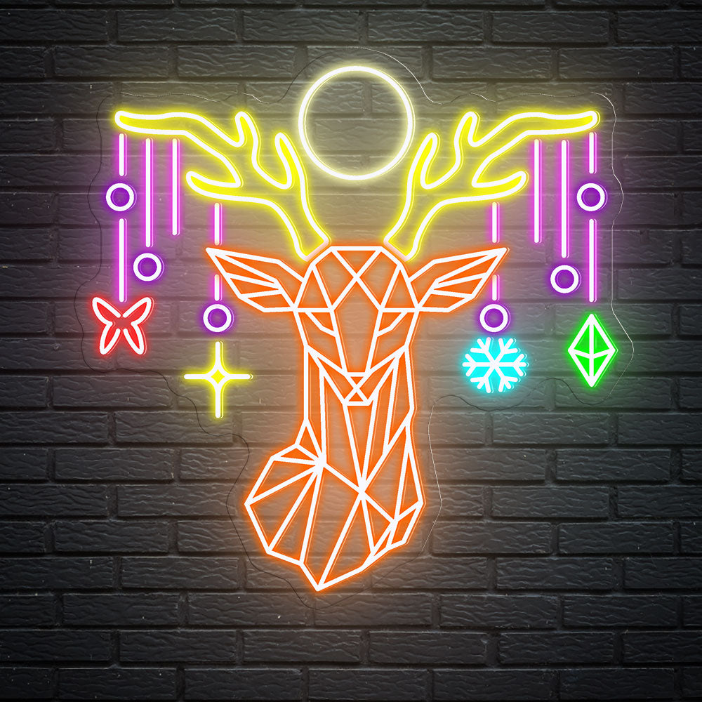 Shop Now for Deer with Jewels Artistic LED Neon Wall Art in Australia ...