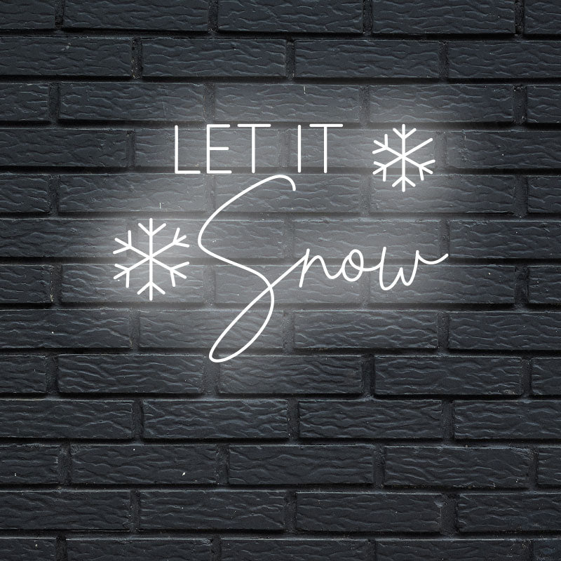 Shop "Let It Snow" Christmas Neon Signs in Australia - Neo Neo World ...
